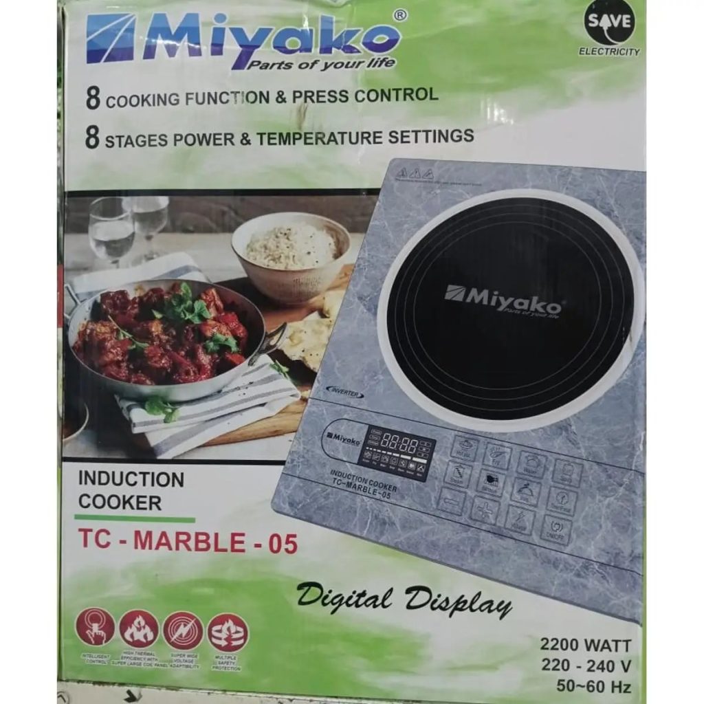 Miyako Induction Cooker TC MARBLE04 (INVERTER) FREE COOKING POT ...