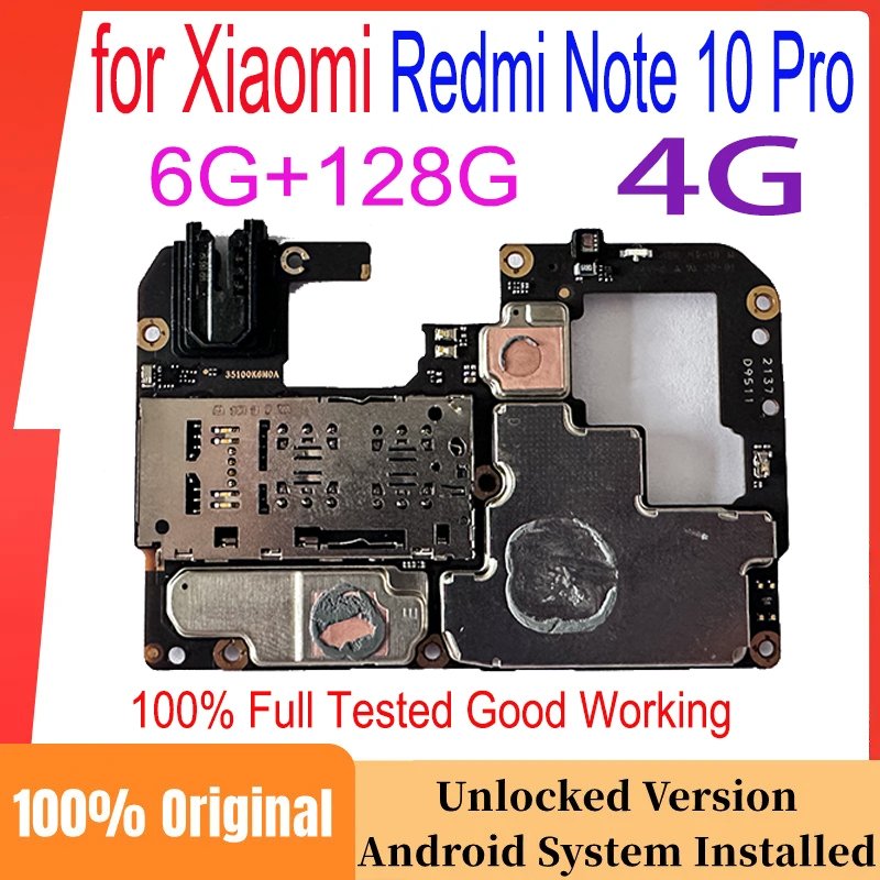 Redmi Note 10 Pro Unlocked Motherboard Mainboard » BornilShop