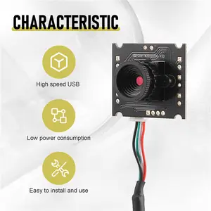 L19 USB Camera Module OV9726 CMOS 1MP 50 Degree Lens USB IP Camera ...